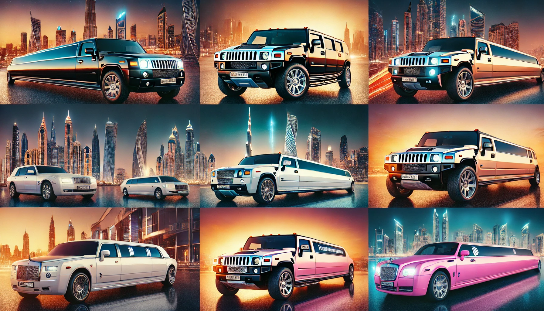 Types of Limousines Available in Dubai